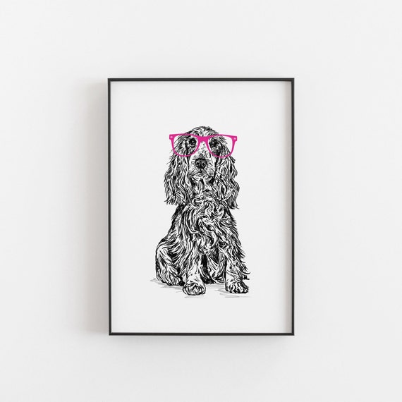 Cocker Spaniel Print Cocker Spaniel Gift Cocker Spaniel Dog - Etsy