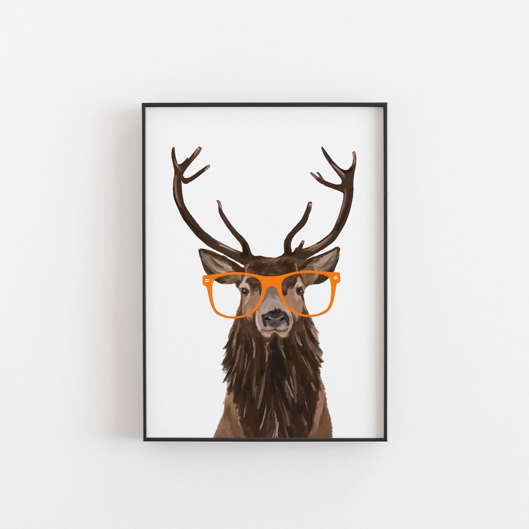 Stag Print, Stag Gift, Stag Art, Stag Poster, Stag Wall Art, Stag ...