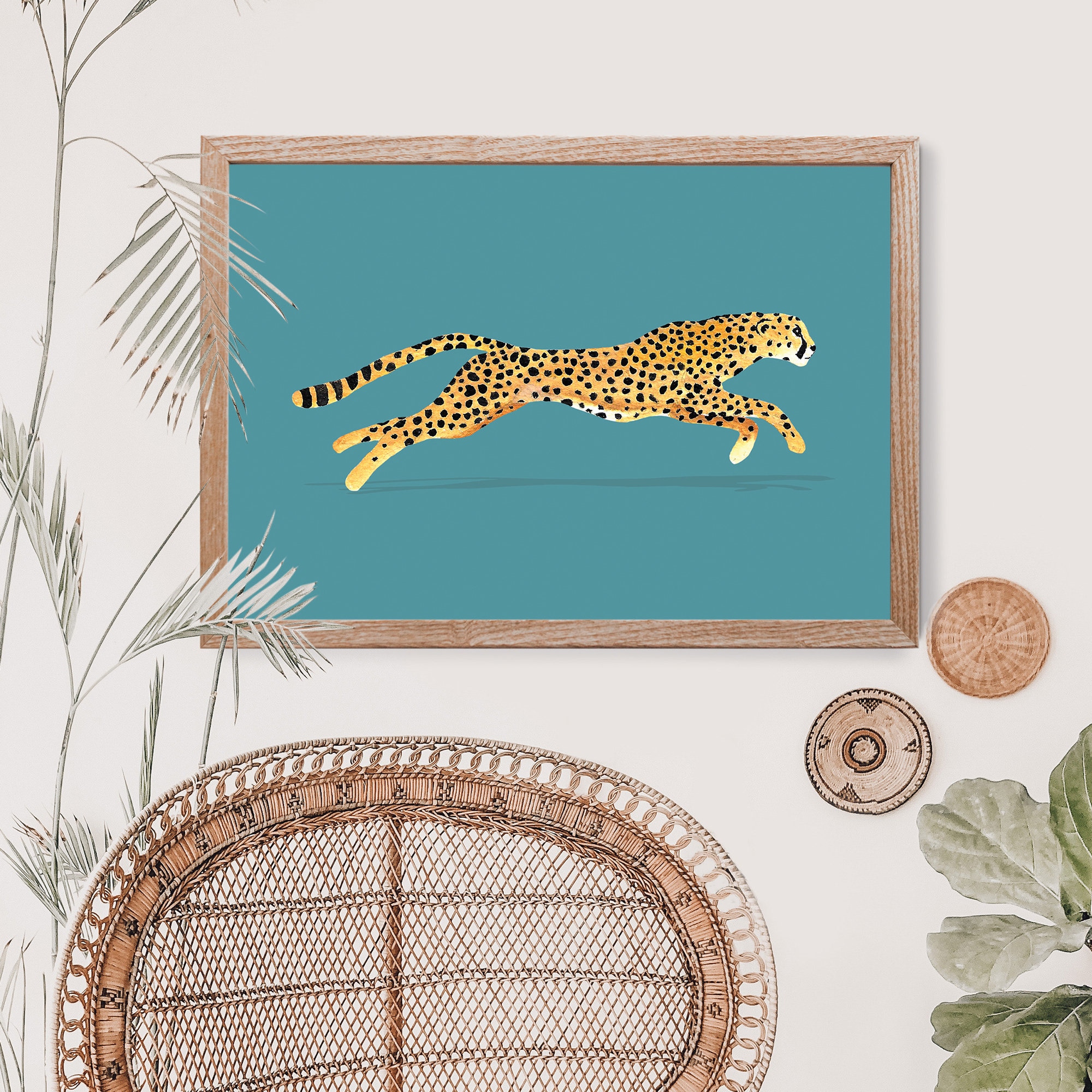 Cheetah Print Cheetah Poster Cheetah Gift Animal Prints - Etsy UK