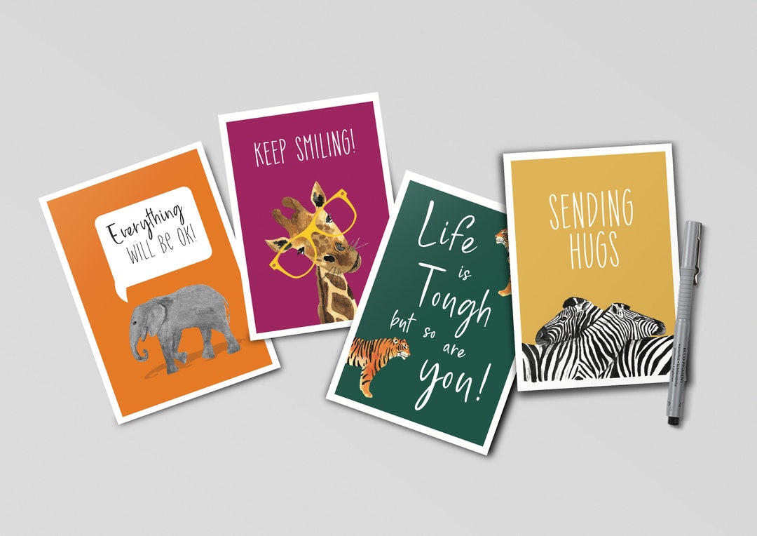 Positive Postcards Positivity Cards - Etsy UK