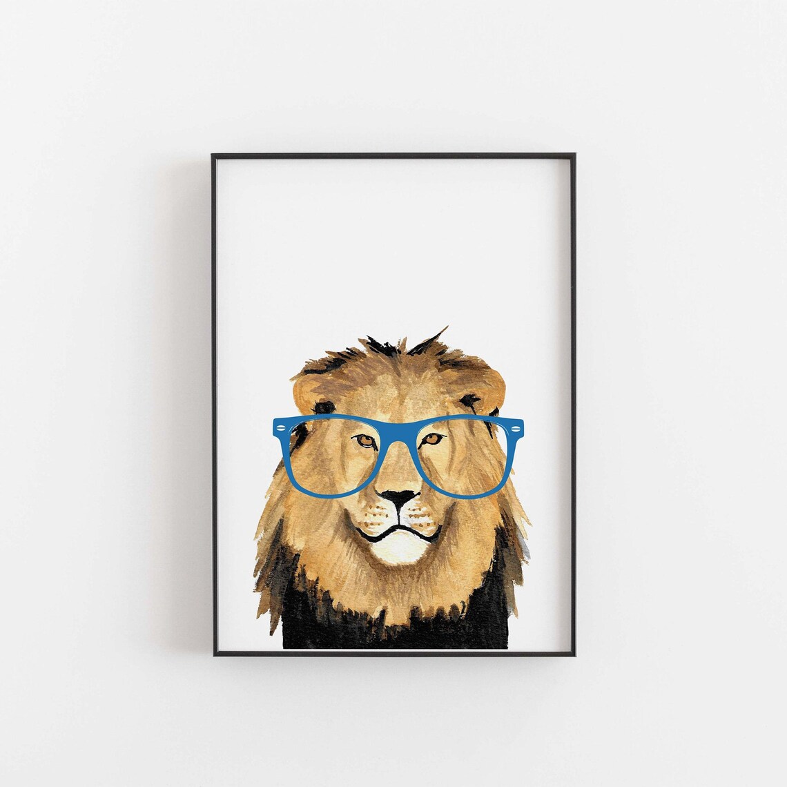 Lion Print - Etsy UK