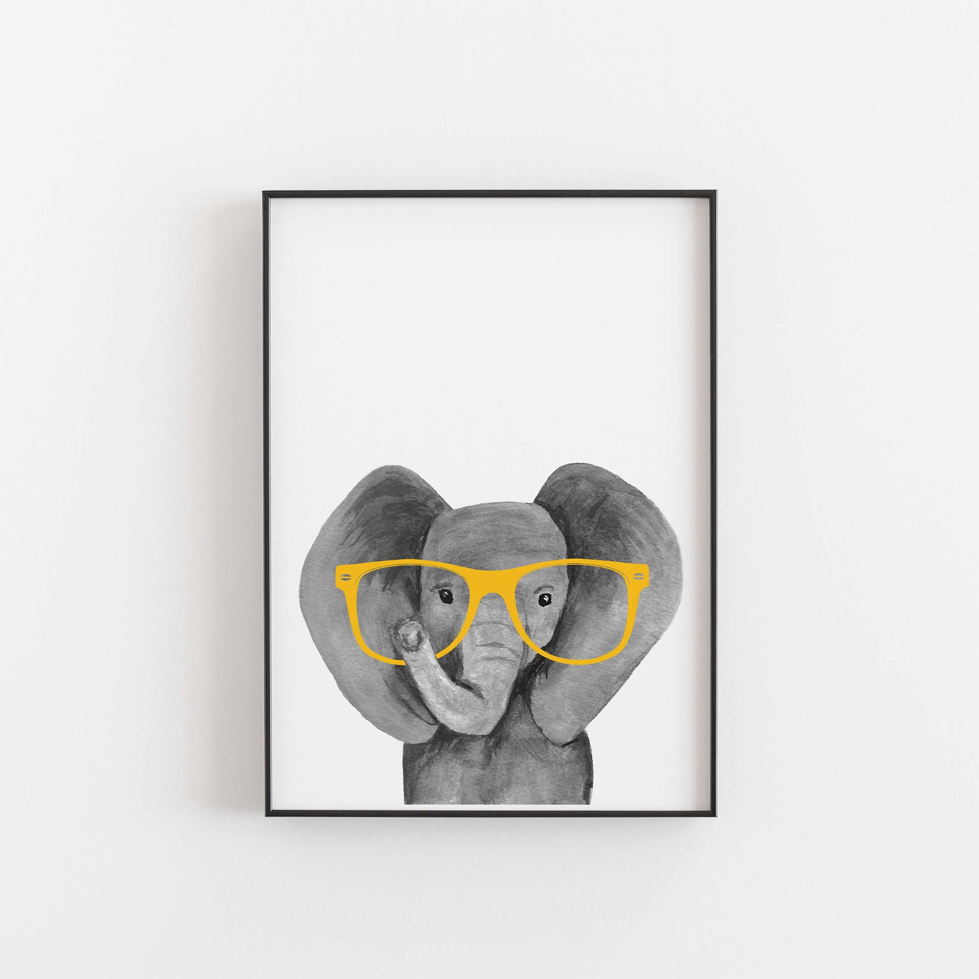 Elephant Print - Etsy