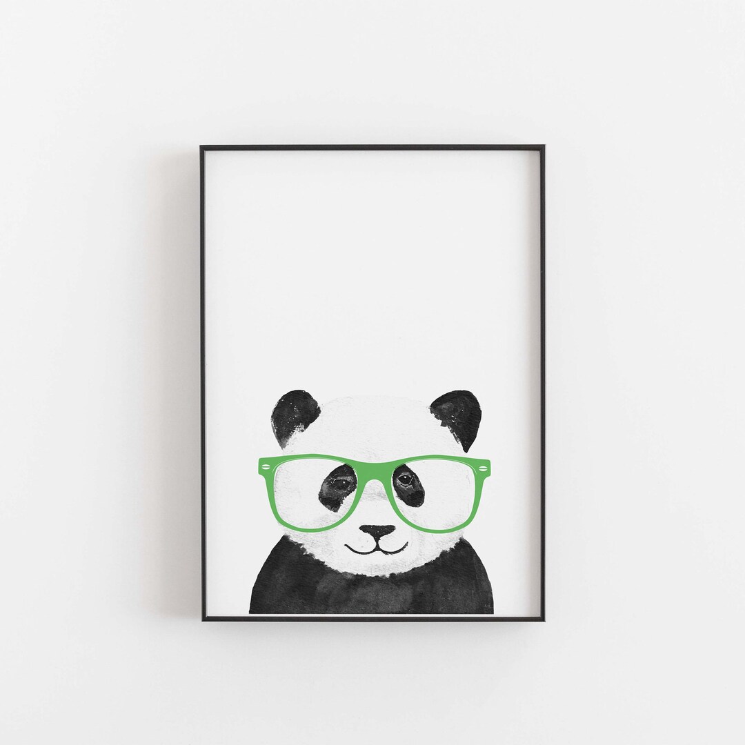 Panda, Panda Gift, Panda Print, Panda Wall Art, Panda Lover, Gifts ...