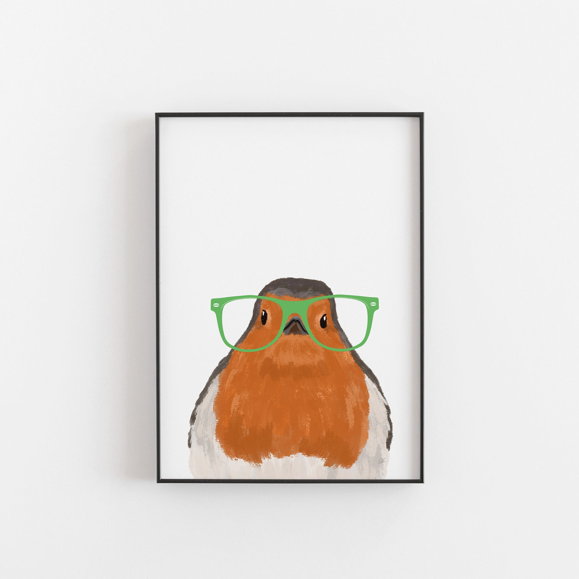 Robin Print Robin Gift Robin Wall Art Robin Robin Bird - Etsy