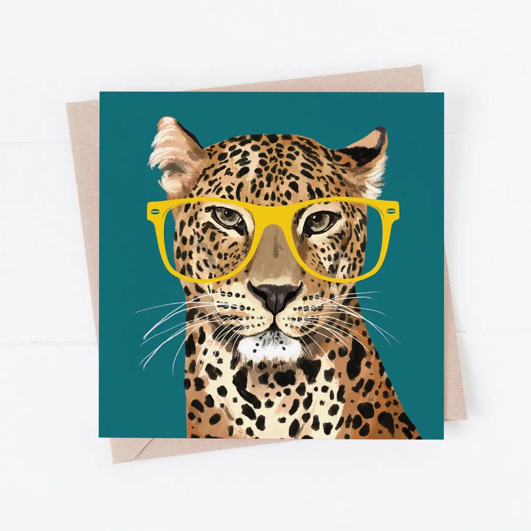 Leopard Birthday Card, Leopard Birthday, Birthday Cards, Fun Cards ...