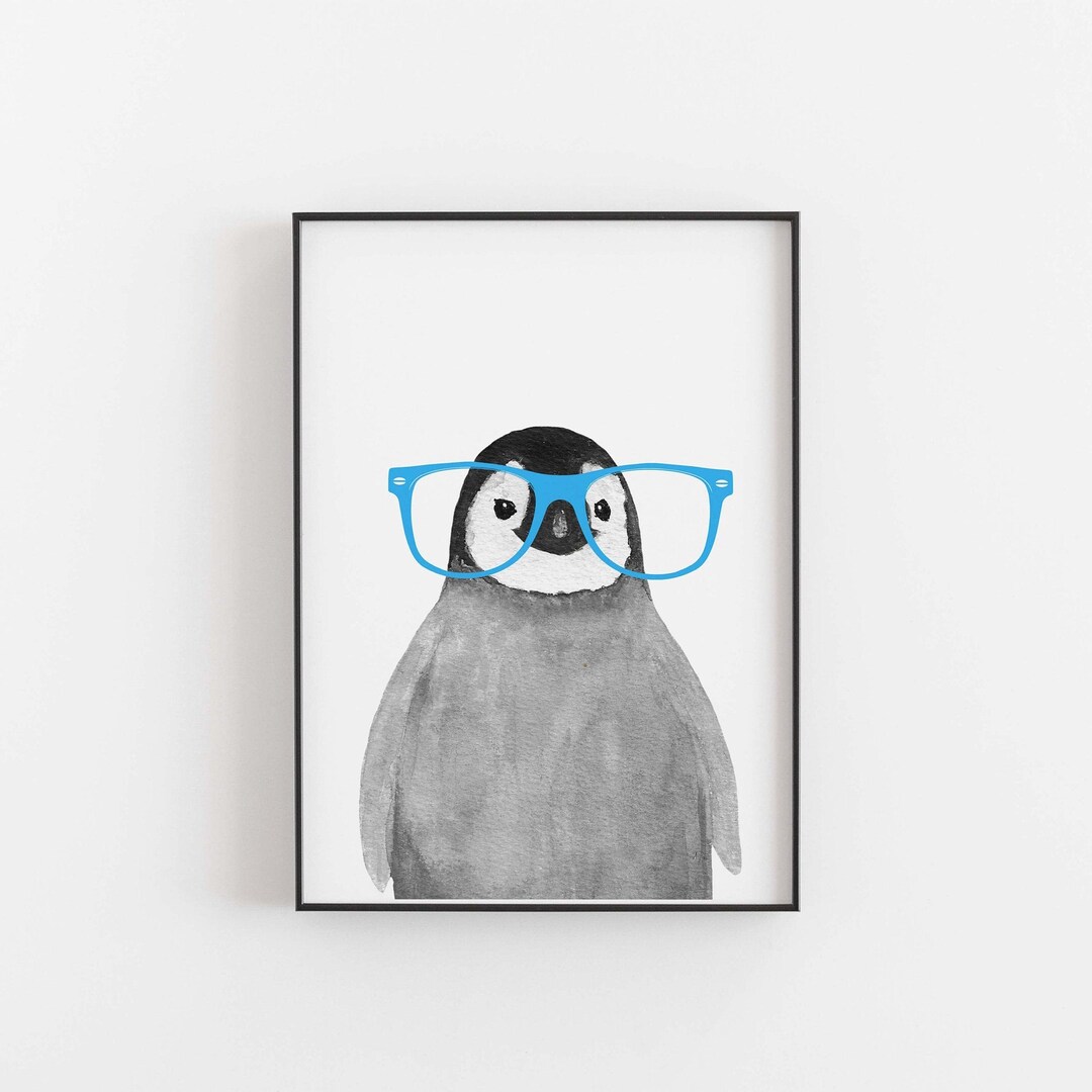 Penguin Print, Penguin Gift - Etsy