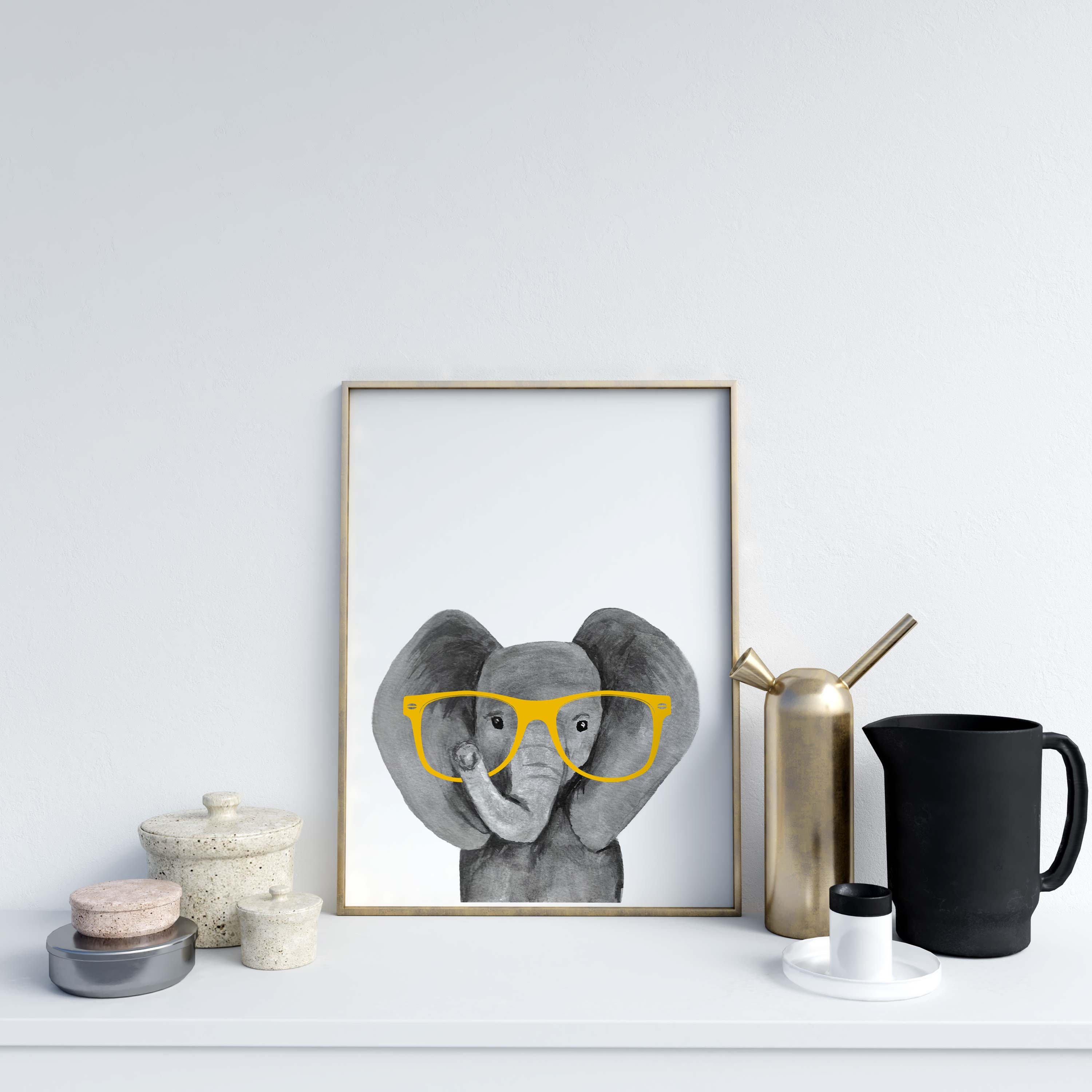 Elephant Print - Etsy