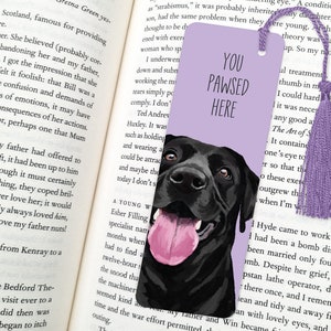 Labrador Bookmark, Dog Bookmark, Bookmark, Dog Gift, Labrador Gift, Fun ...