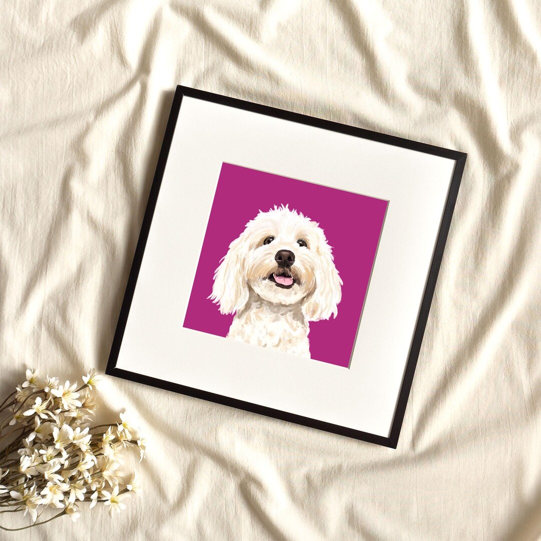 Cockapoo Print, Cockapoo, Cream Cockapoo, Dog Print, Fun Dog Prints ...