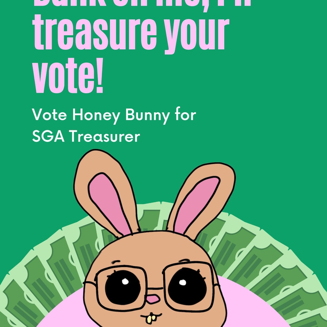 Customizable SGA Treasurer Campaign Poster: Dark Green Design (instant ...