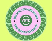 CUSTOMIZABLE Student Council Campaign Lime Green Stickers - Etsy