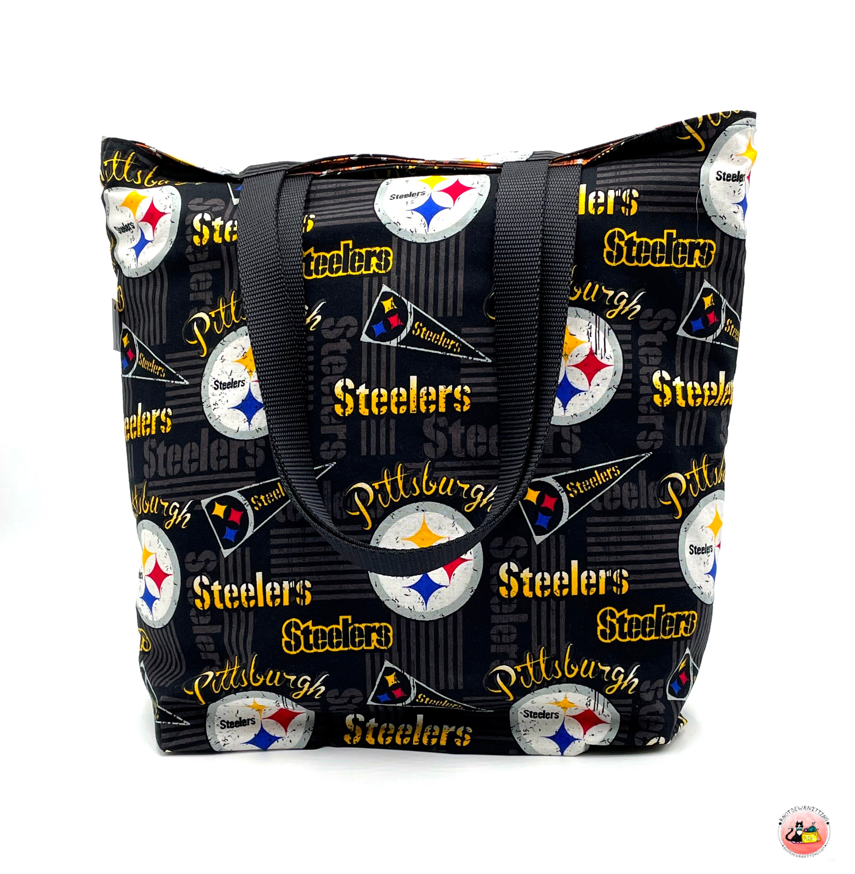Pittsburgh Steelers Lined Tote Bag: Reversible Reusable Shopping Bag - Etsy