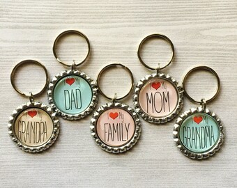 Bottlecap keychain | Etsy