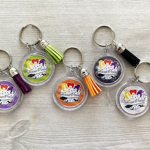 Hocus Pocus Keychain,hocus Pocus Key Ring,hocus Pocus,keychain,key Ring ...