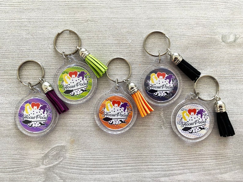 Hocus Pocus Keychain,hocus Pocus Key Ring,hocus Pocus,keychain,key Ring ...