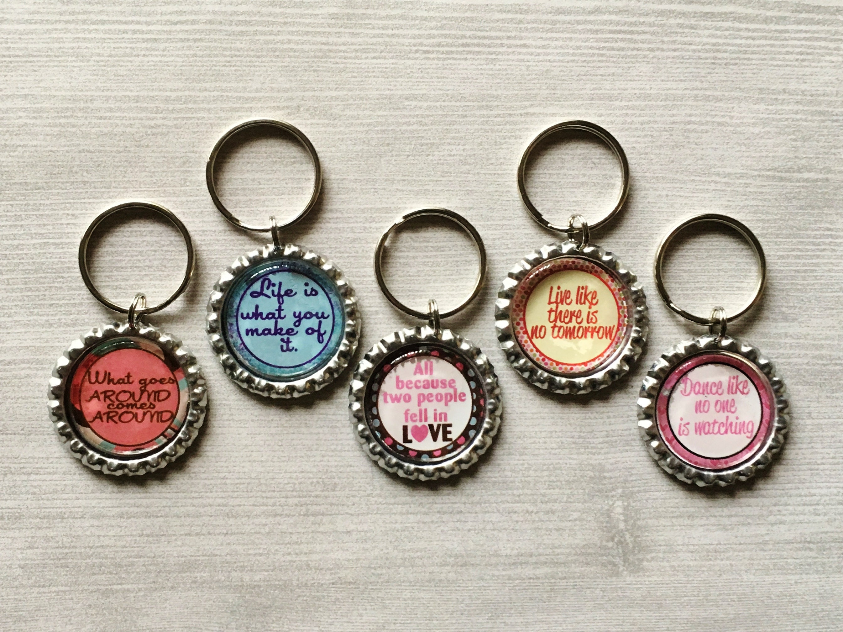 Keychainkey Ringinspirational Quoteskey - Etsy