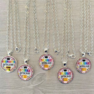 Back to School Necklace,first Day of School,kindergarten,1st Grade,2nd ...
