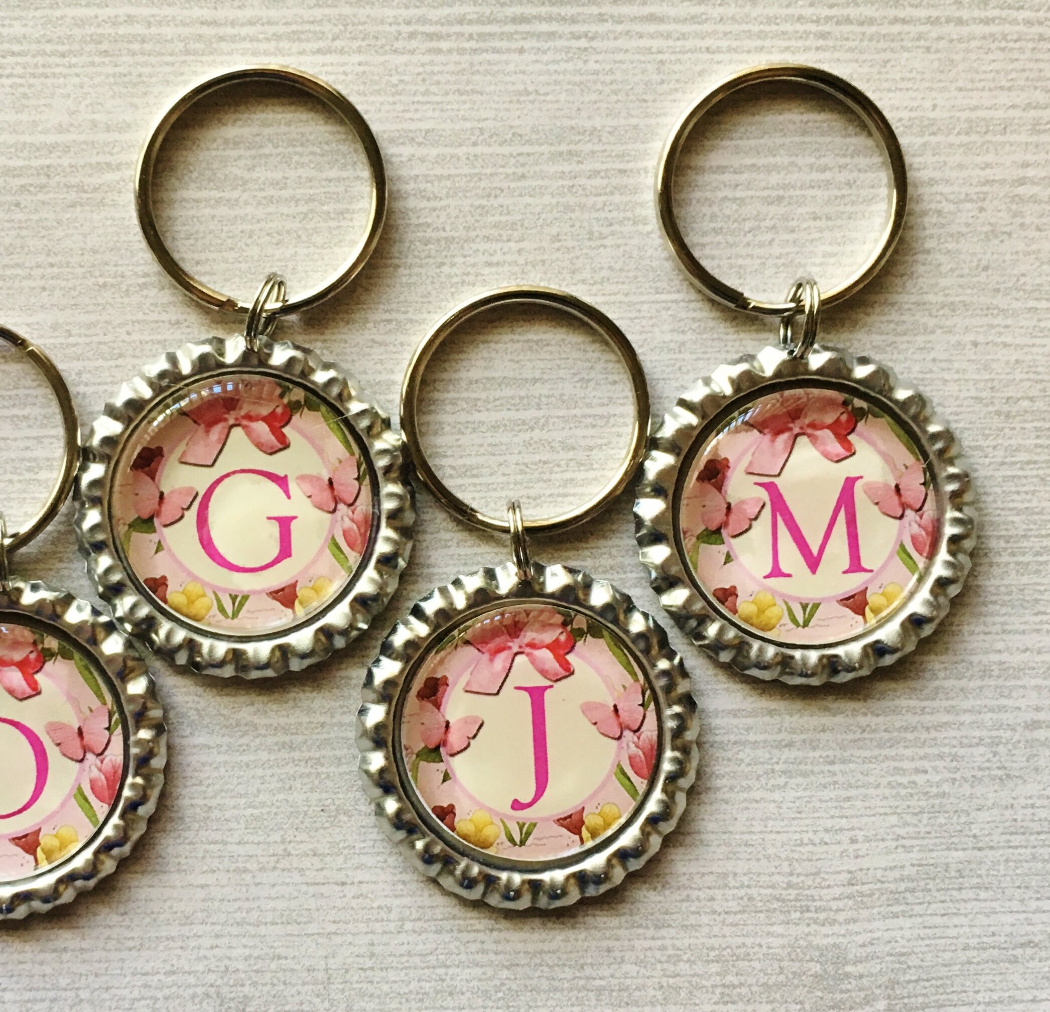 Keychain,key Ring,custom,letter,custom Letter,key Chain,keyring,bottle ...