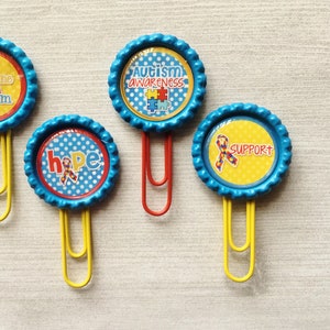 Planner Clip,bookmark,autism,autism Awareness,page Marker,bookmark Clip ...