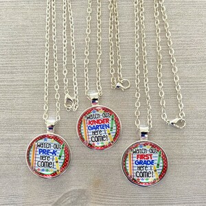 Back to School Necklace,first Day of School,back to School,necklace,pre ...