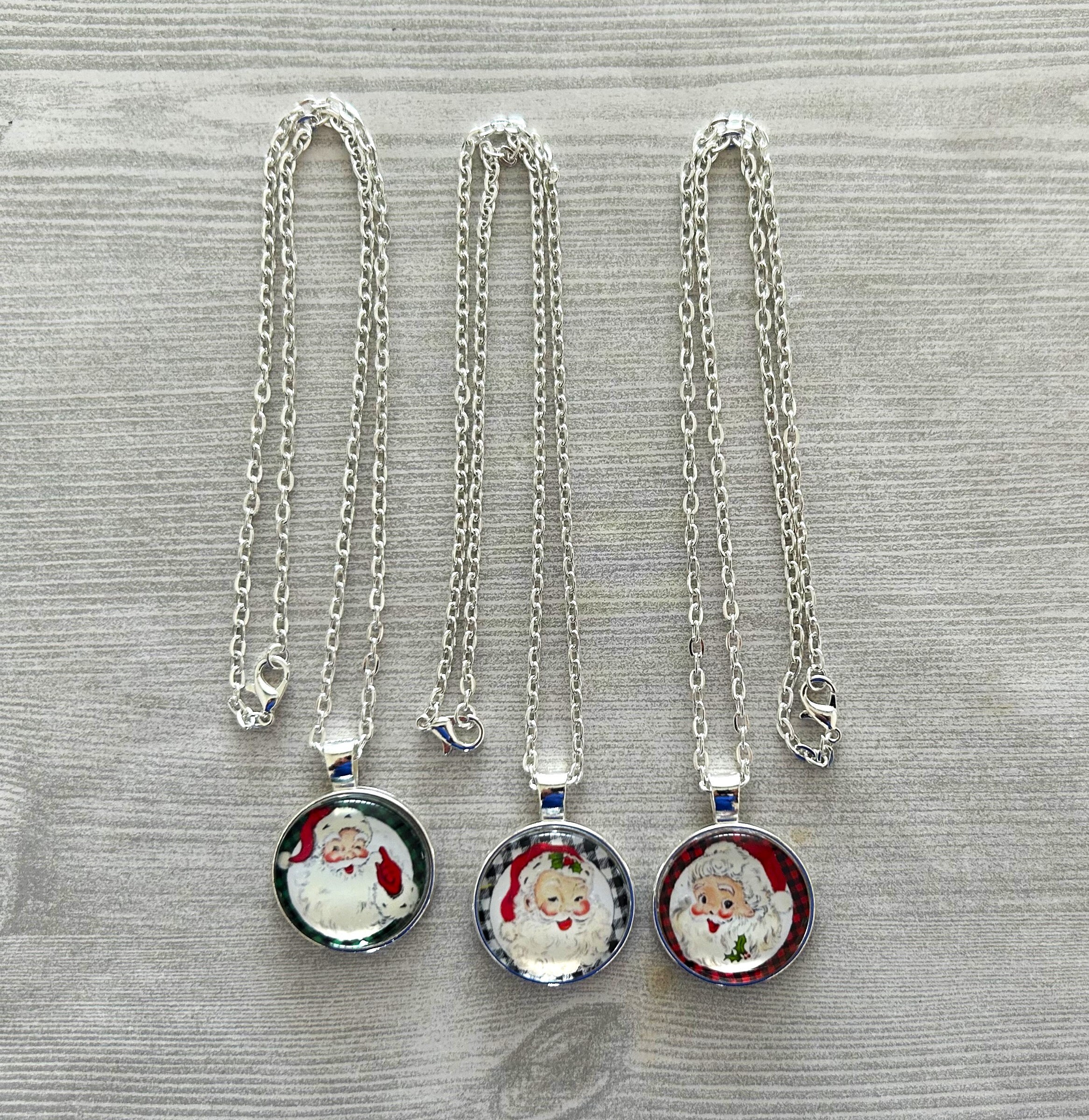 Santa Necklace,necklace,santa,christmas,christmas Necklace,photo Shoot ...