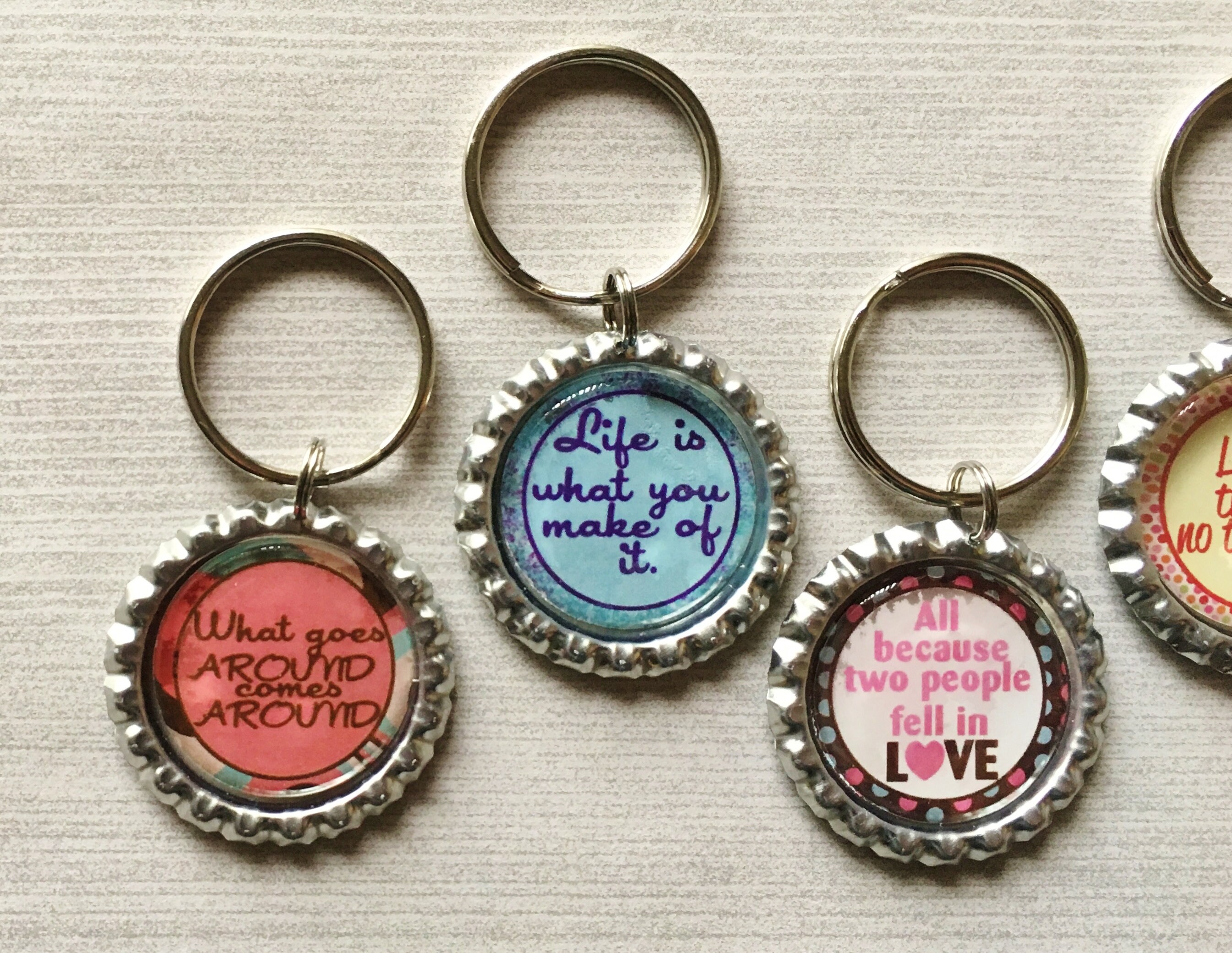 Keychainkey Ringinspirational Quoteskey - Etsy