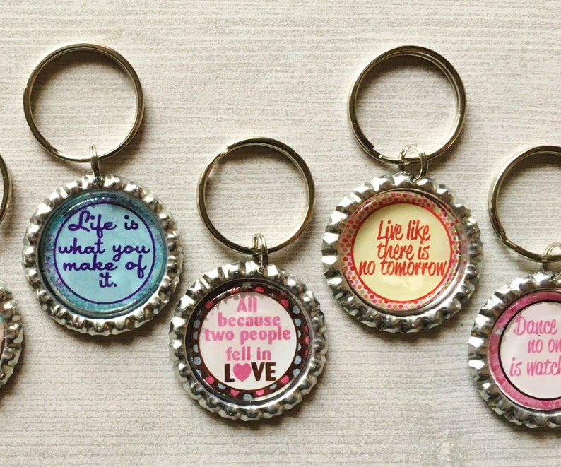 Keychainkey Ringinspirational Quoteskey - Etsy