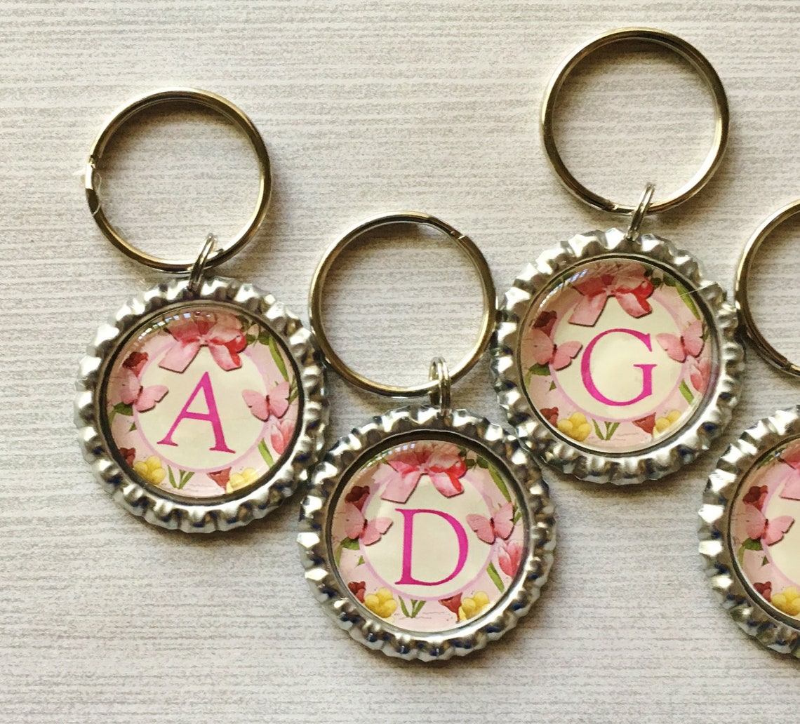 Keychain,key Ring,custom,letter,custom Letter,key Chain,keyring,bottle ...