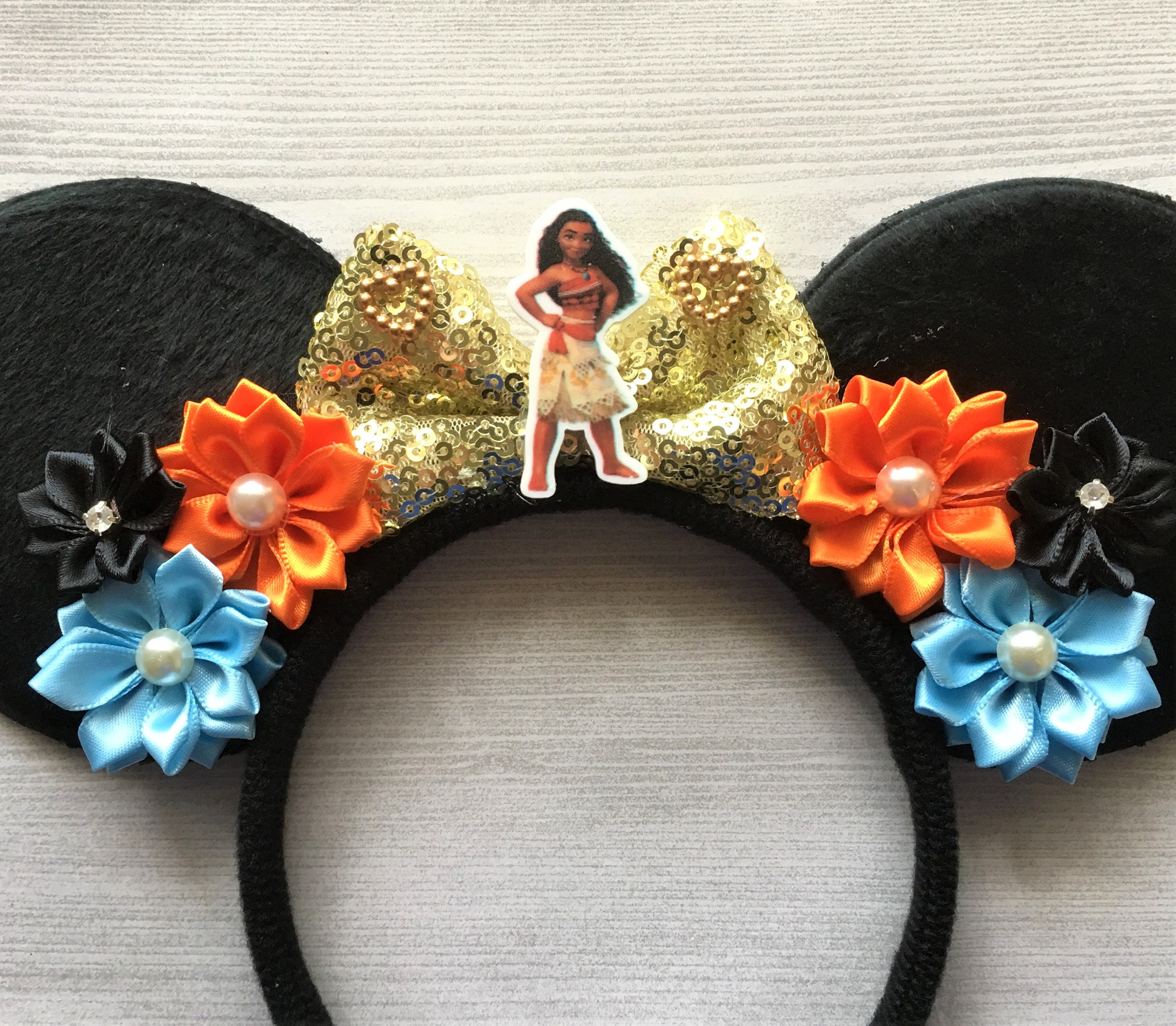 Moana Earsmoana Mouse Earsmouse Earsmoanaprincessminnie - Etsy