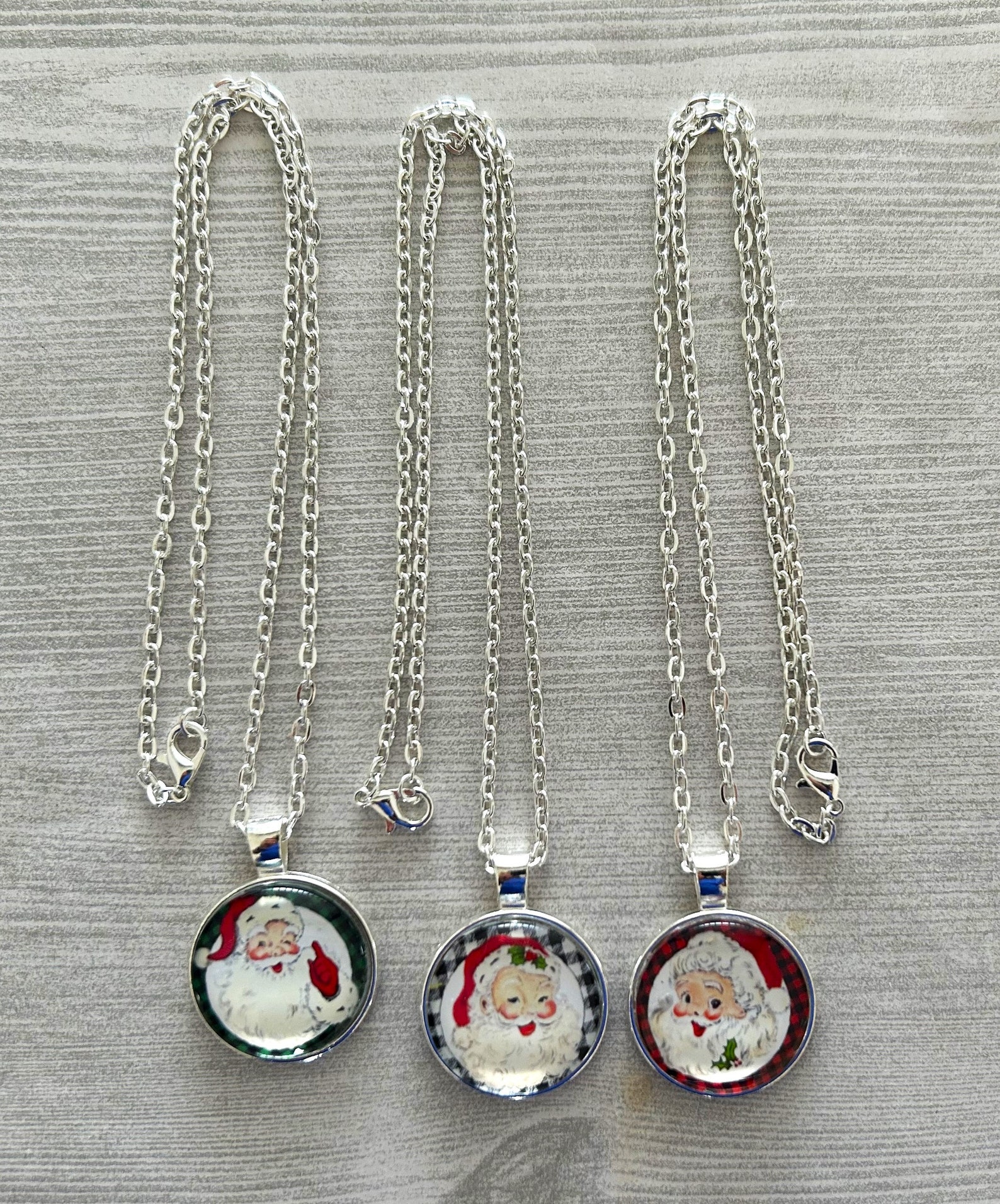 Santa Necklace,necklace,santa,christmas,christmas Necklace,photo Shoot ...
