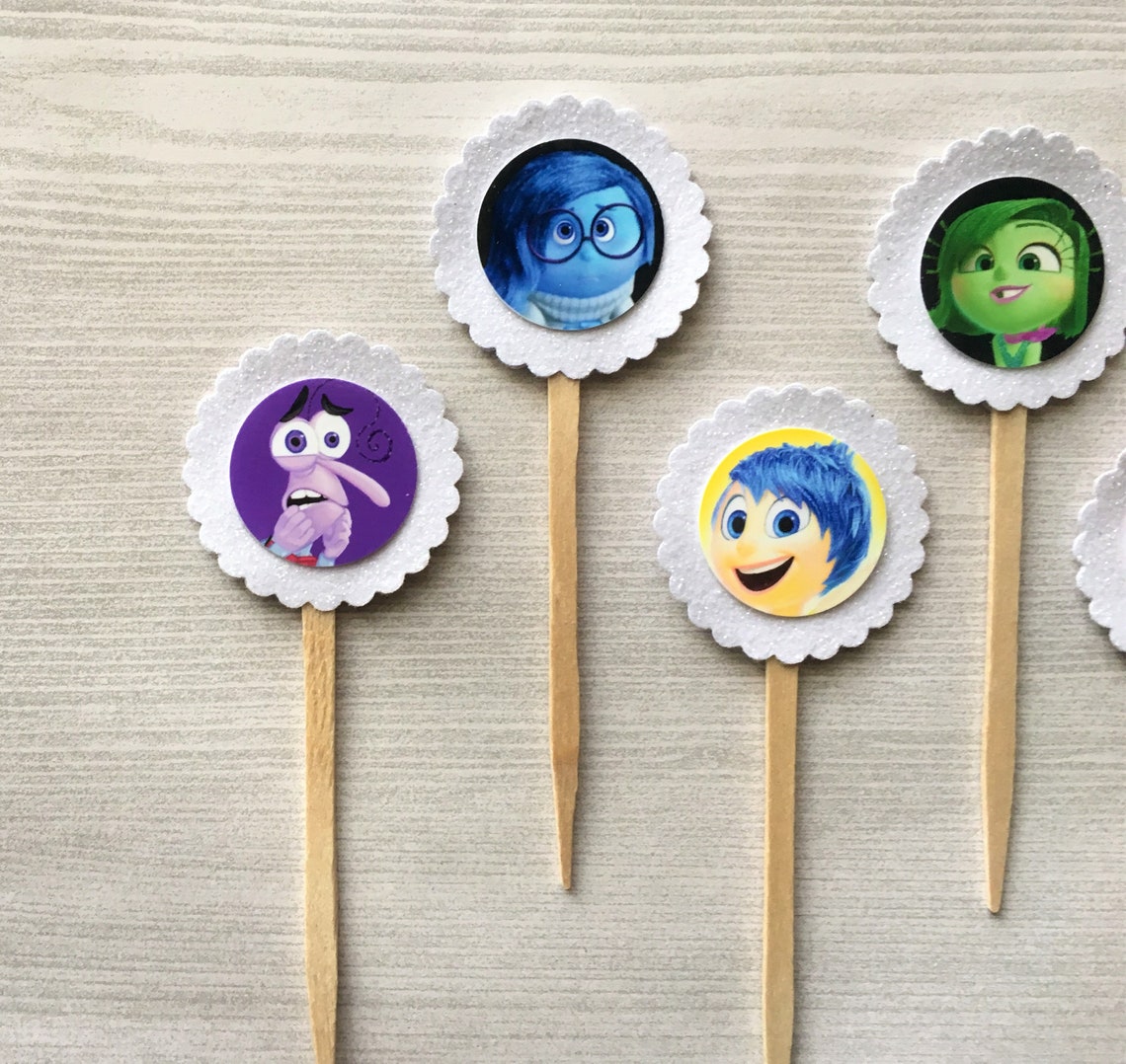 Inside Out Cupcake Toppers,inside Out,cupcake Toppers,inside Out ...