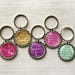 Keychain,key Ring,inspirational Quotes,key Chain,keyring,bottlecap ...
