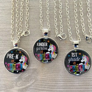 Back to School Necklace,first Day of School,pre-k,kindergarten,first ...