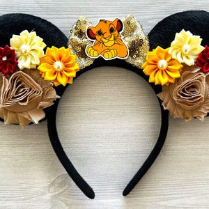 Simba Ears,simba,mouse Ears,simba Mouse Ears,minnie Mouse Ears,mickey ...