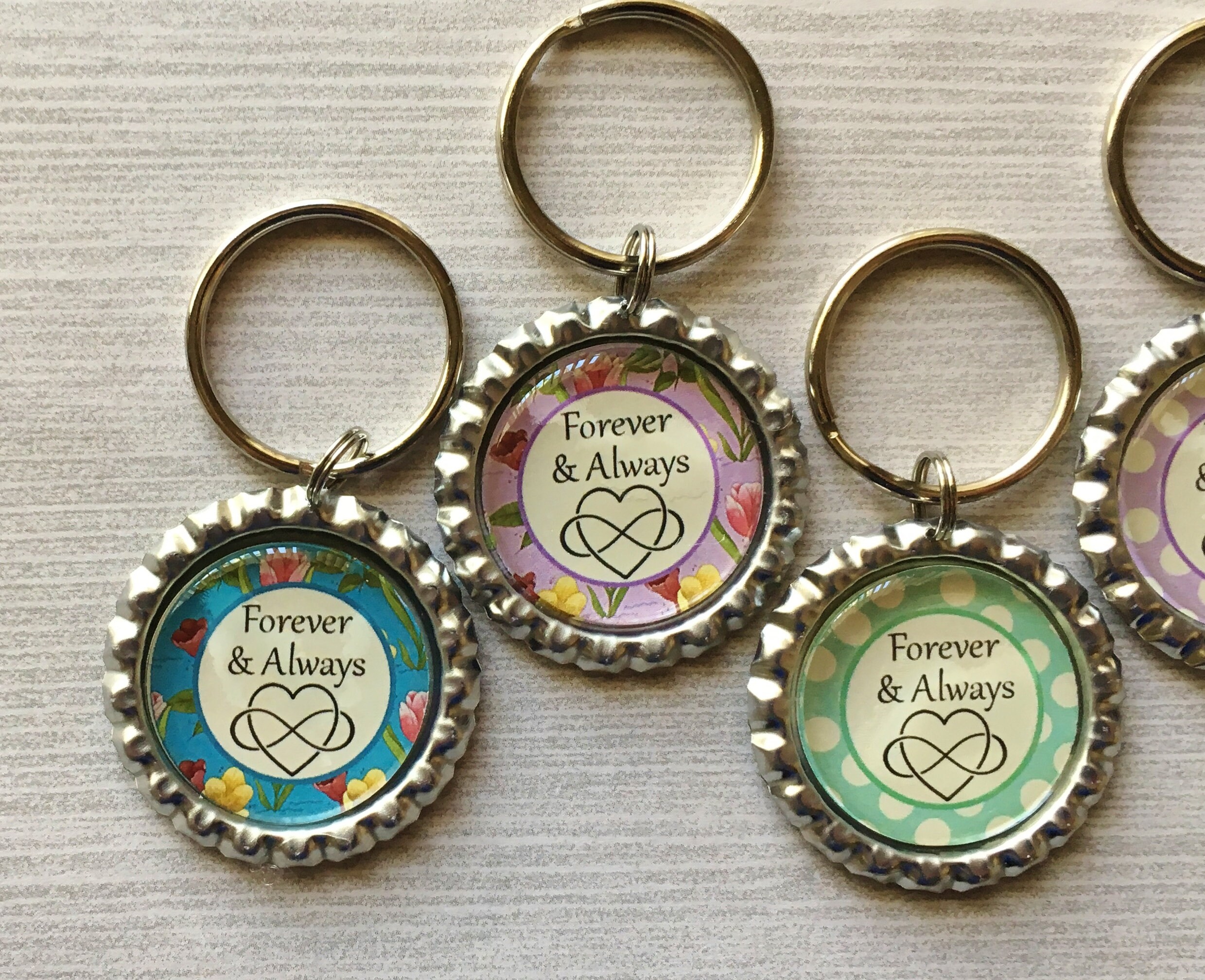 Keychain,key Ring,forever and Always,inspirational,key Chain,keyring ...