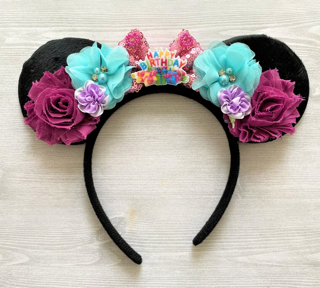 Birthday Ears,birthday Mouse Ears,mouse Ears,happy Birthday,minnie ...