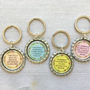 Friend Keychain,key Ring,friendship,friend,key Chain,keychain,keyring ...