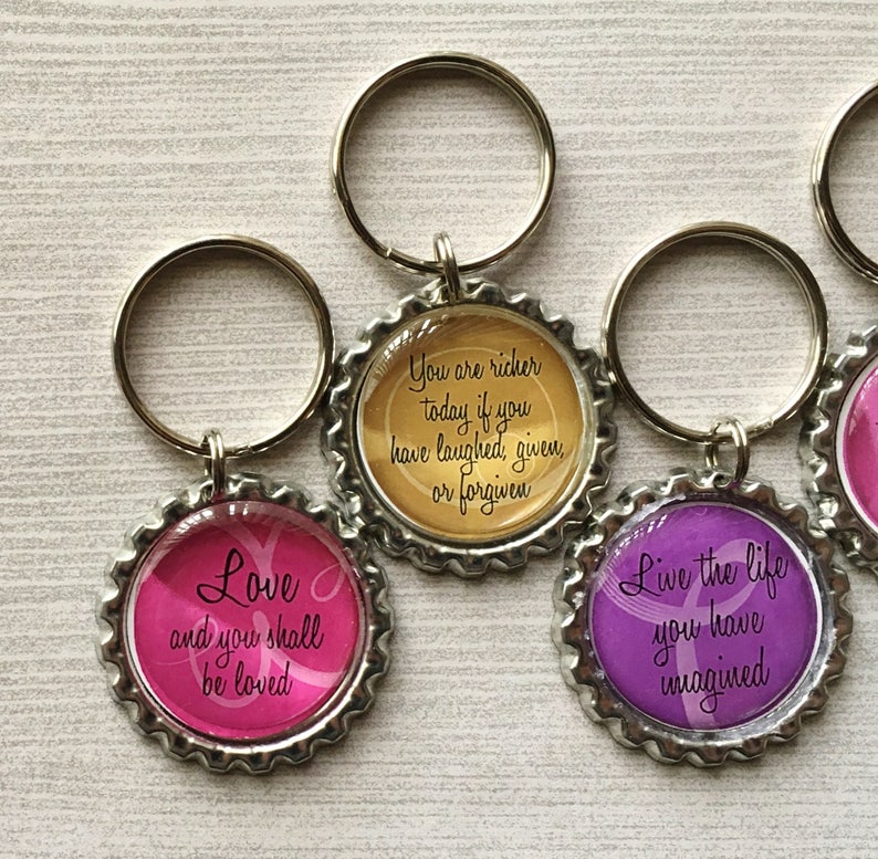 Keychainkey Ringinspirational Quoteskey - Etsy