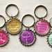 Keychain,key Ring,inspirational Quotes,key Chain,keyring,bottlecap ...