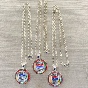 Back to School Necklace,first Day of School,back to School,necklace,pre ...