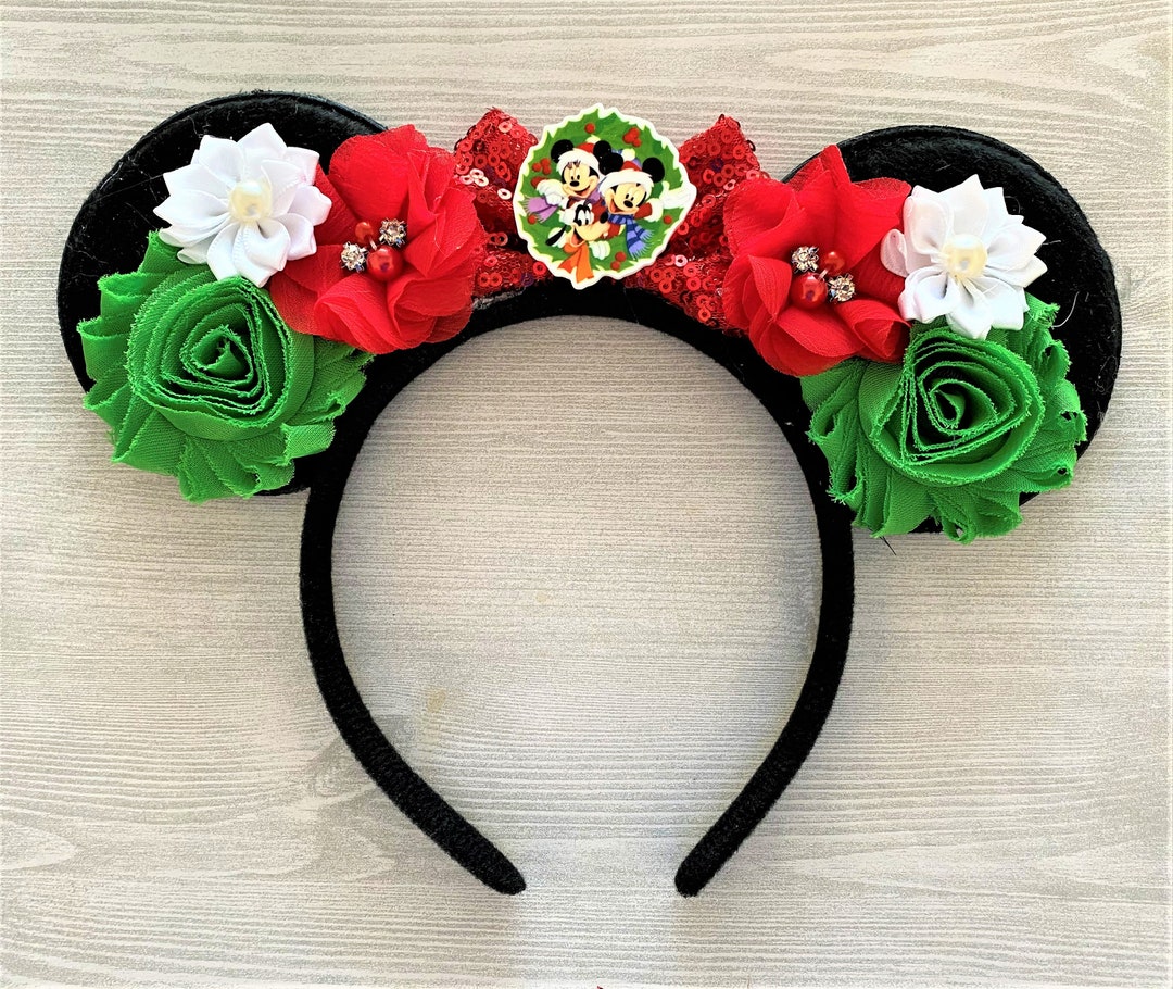 Christmas Ears,mickey and Minnie Christmas,mouse Ears,christmas,minnie ...