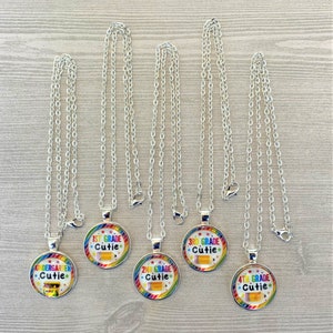 Back to School Necklace,first Day of School,kindergarten,1st Grade,2nd ...
