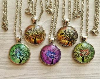 10 Tree Necklaces Party Favors - Etsy