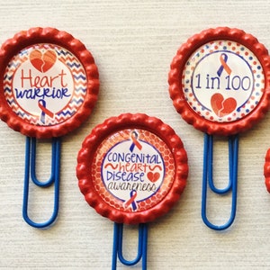 Planner Clip,bookmark,congenital Heart Disease,chd,page Marker,bookmark ...