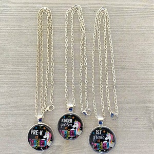 Back to School Necklace,first Day of School,pre-k,kindergarten,first ...