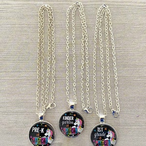 Back to School Necklace,first Day of School,pre-k,kindergarten,first ...