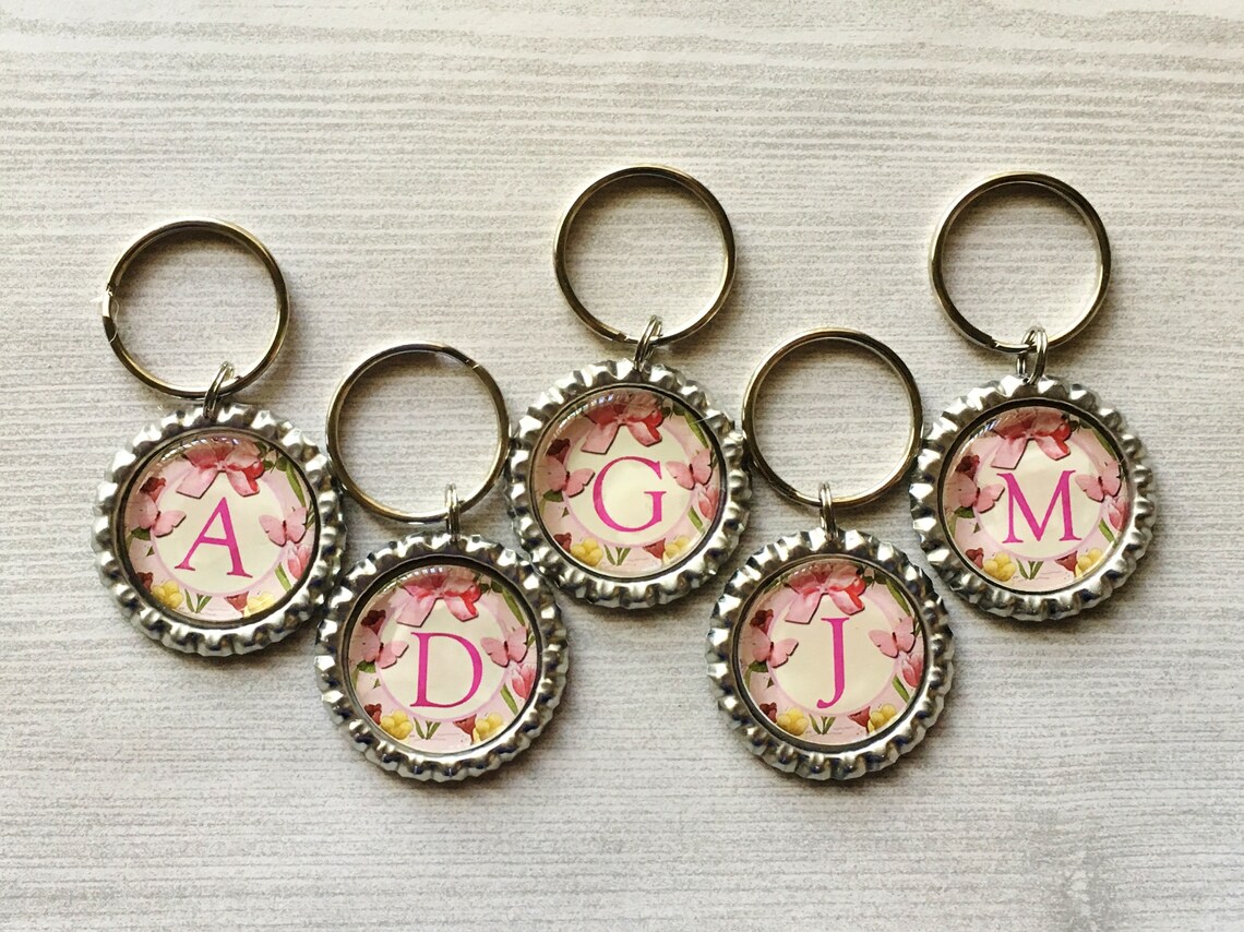 Keychain,key Ring,custom,letter,custom Letter,key Chain,keyring,bottle ...