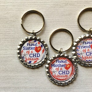 Keychain,key Ring,congenital Heart Disease,chd,key Chain,keyring,bottle ...