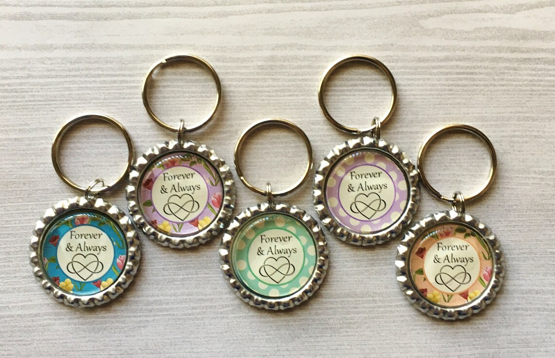 Keychain,key Ring,forever and Always,inspirational,key Chain,keyring ...