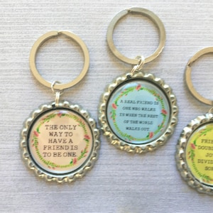 Friend Keychain,key Ring,friendship,friend,key Chain,keychain,keyring ...
